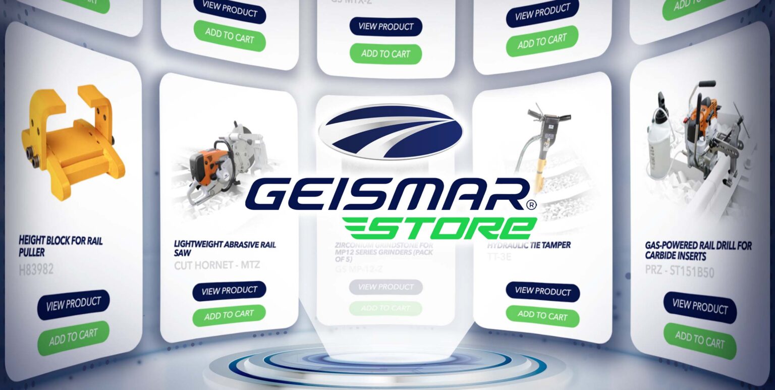Introducing the Geismar Store! | Geismar | Leader équipements de maintenance ferroviaire