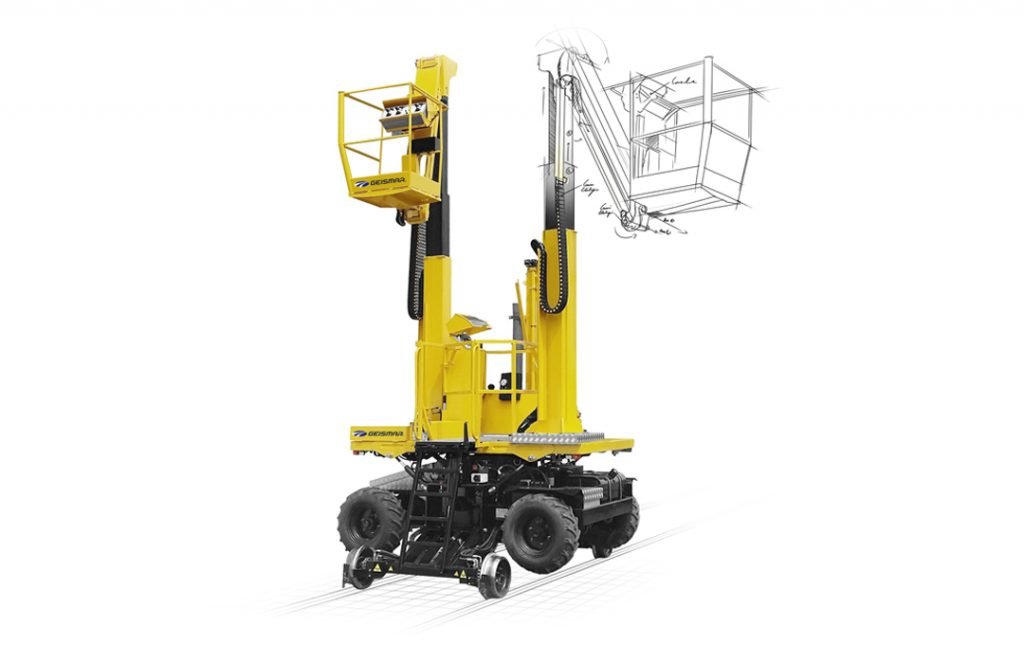 Vehículo auto motor con castillete, cesta o grúa OPTIMA 100 | Geismar