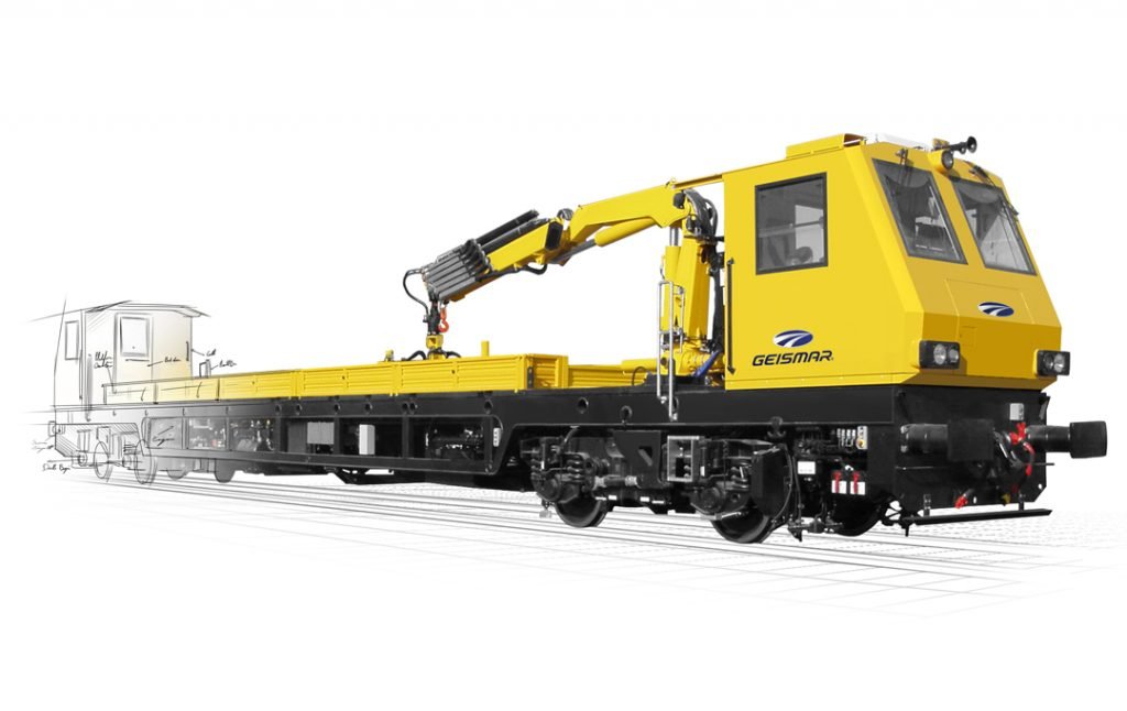 Track motor car for worksites VMT/VMB - PICKER DRAGON | Geismar