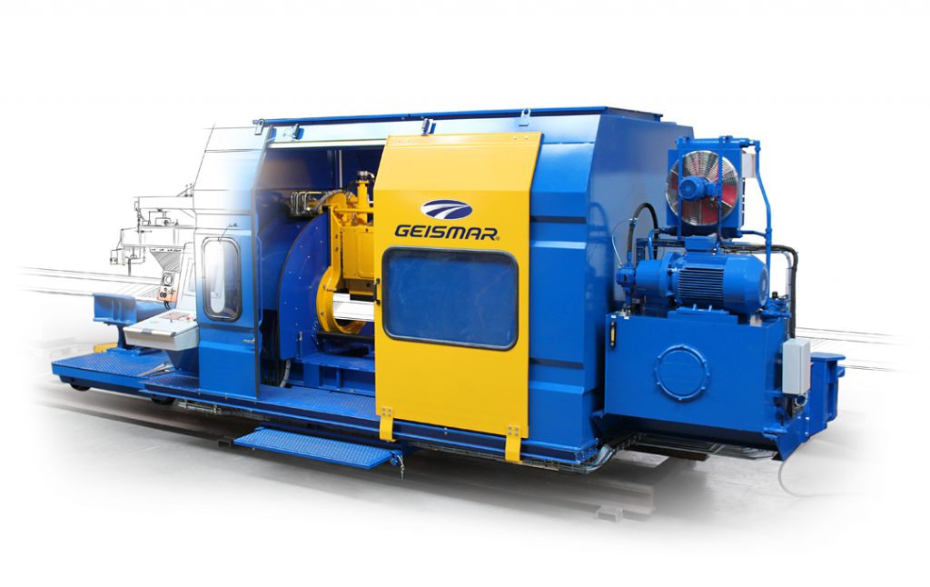 Automatic rail weld grinding machine﻿ Metal Titan - MAS 150 | Geismar