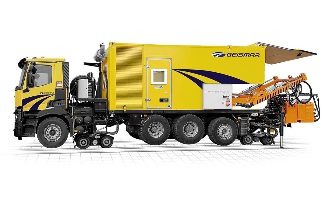 Track welding road-rail vehicle V2R-W | Geismar