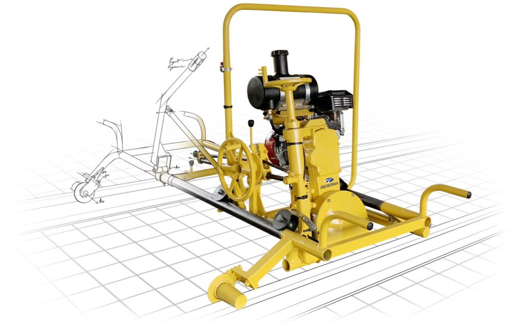 Frog point and check rail grinding machine Metal Hornet - MC3 | Geismar