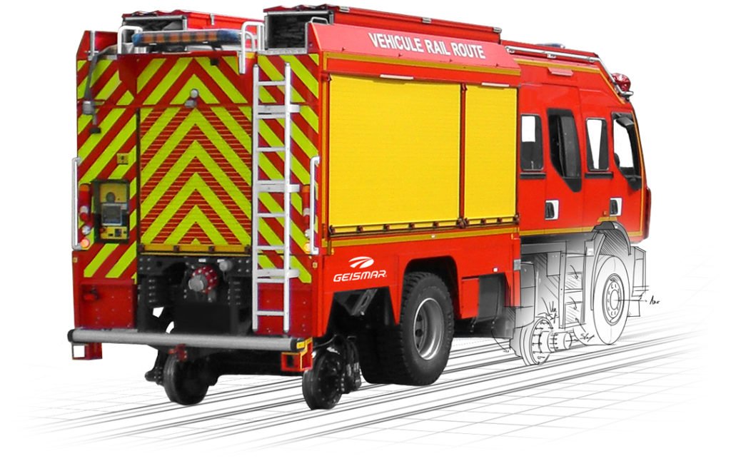 Road rail Fire Fighting vehicle Fire Wizard - V2R | Geismar