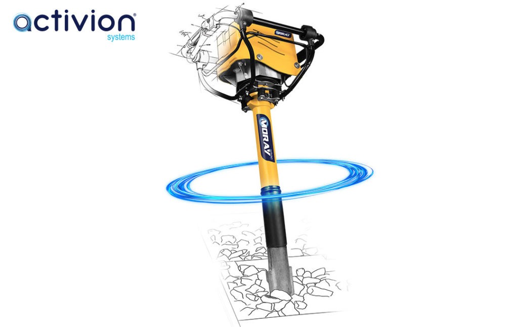 Portable battery-powered tamping machine MORAY | Geismar