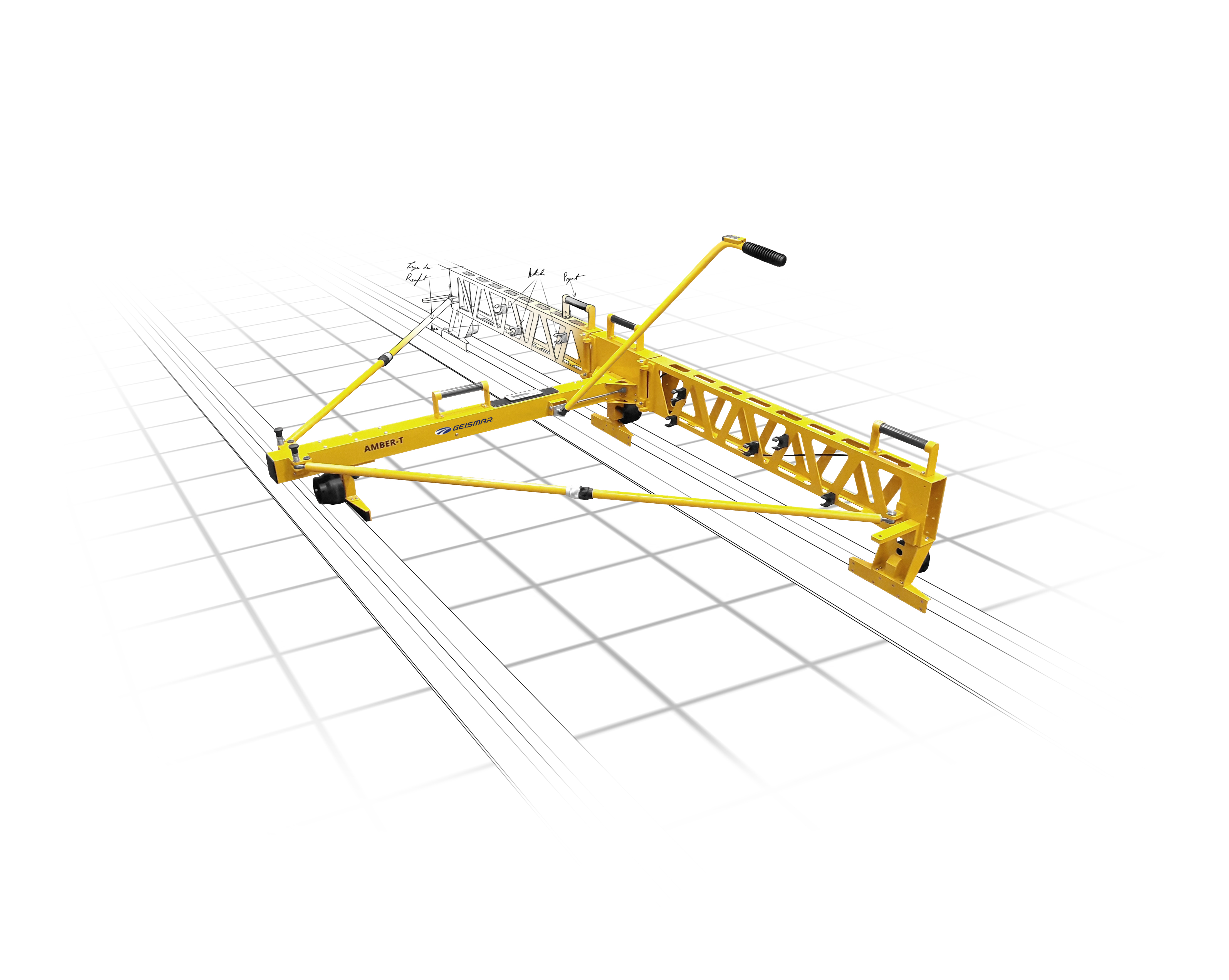 Track geometry measuring trolley AMBER-T | Geismar
