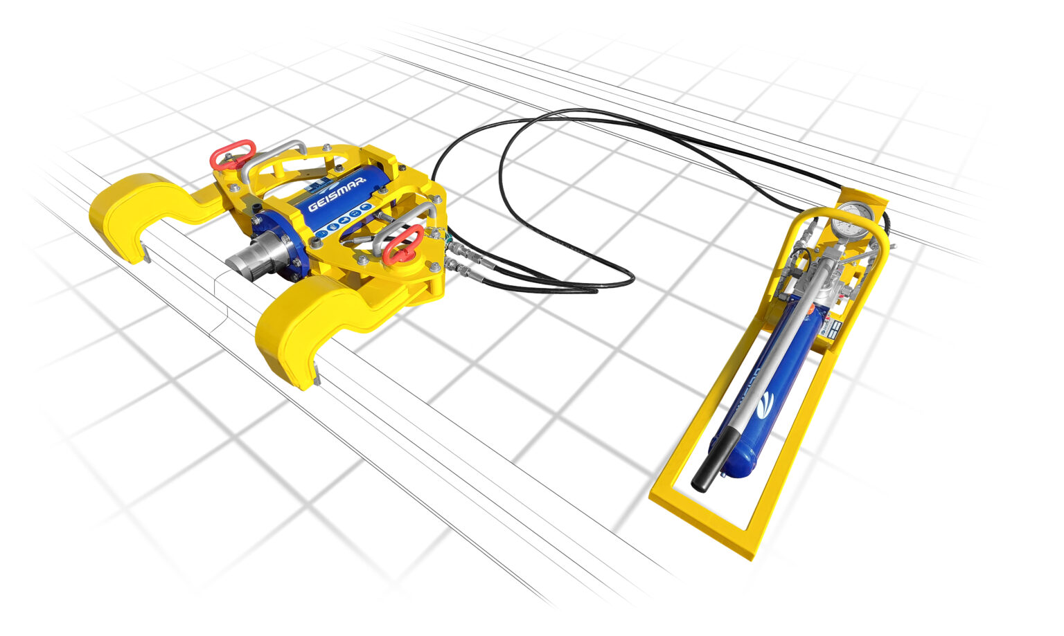 Lightweight hydraulic rail and switchblade bender Bend Hornet - JLP 75 ...