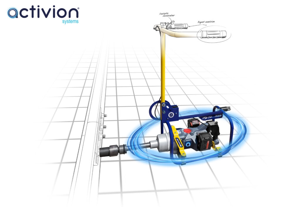 Battery-powered impact wrench Mantis | Geismar